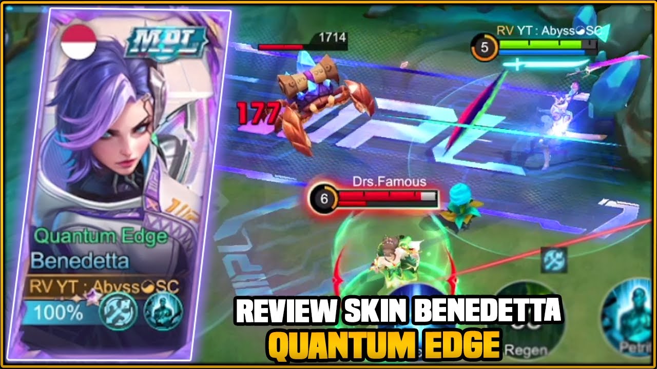 REVIEW SKIN BENEDETTA MPL- QUANTUM EDGE !! KEREN BRO EFEKNYA CUMAN ...