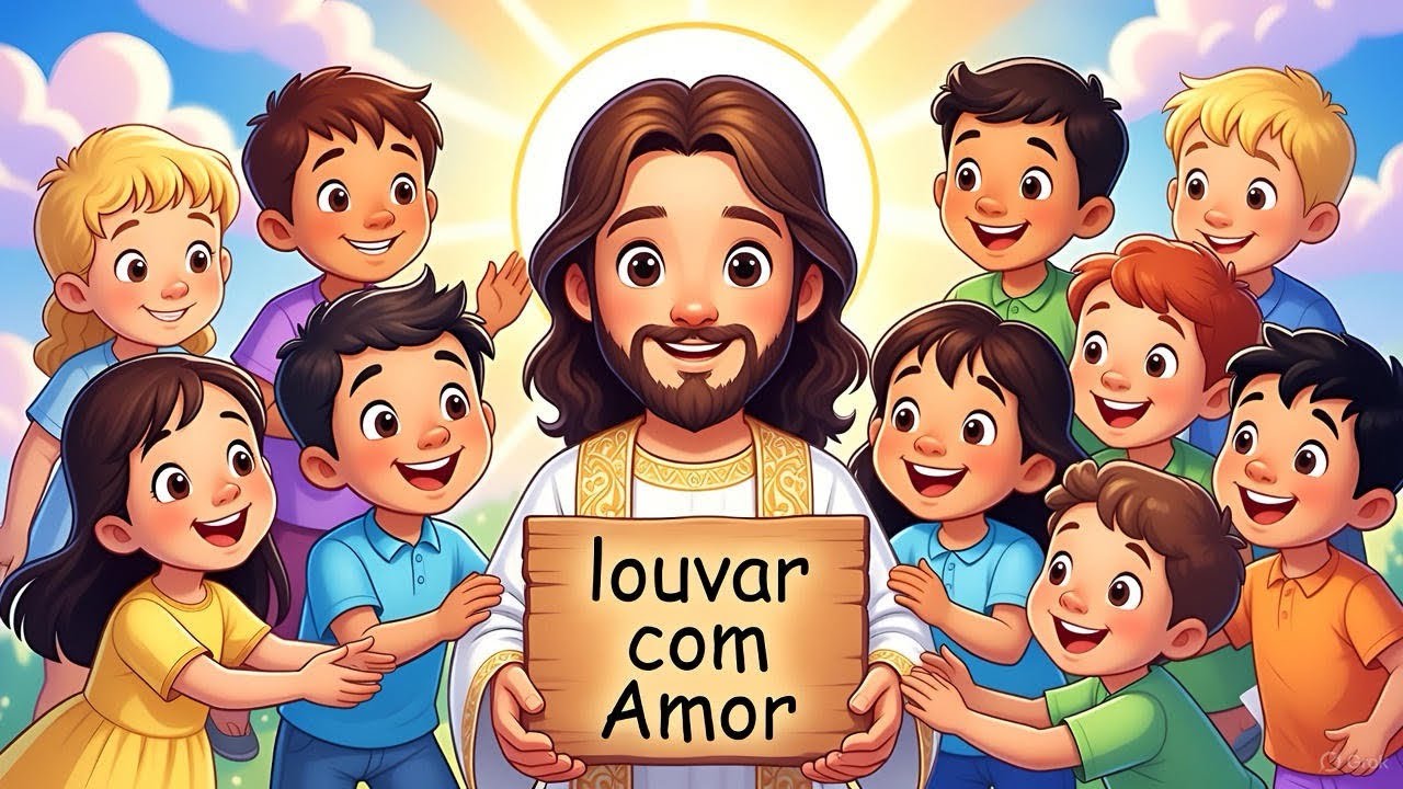 Canção louvar com amor a Jesus l 🎵música infantil🎵 - YouTube