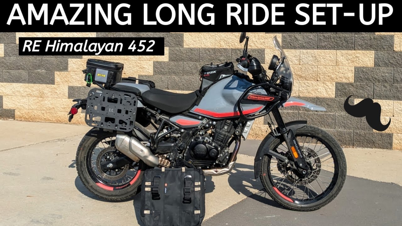 RE Himalayan 452 - Awesome Touring Setup - Wahoo! - YouTube