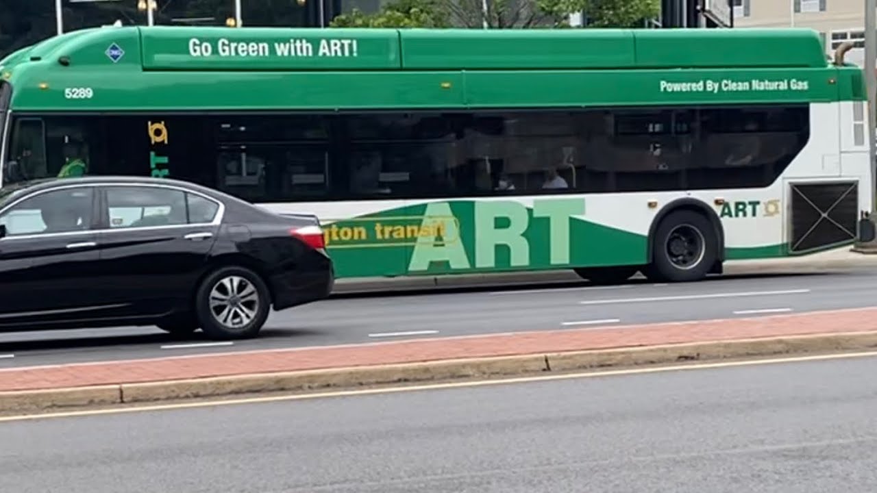 Arlington transit 2017 new flyer Xcelsior XN40 #5289 route 41 to ...