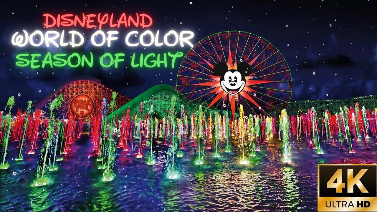DISNEYLAND | World of Color - Season of Light Christmas / Holiday ...