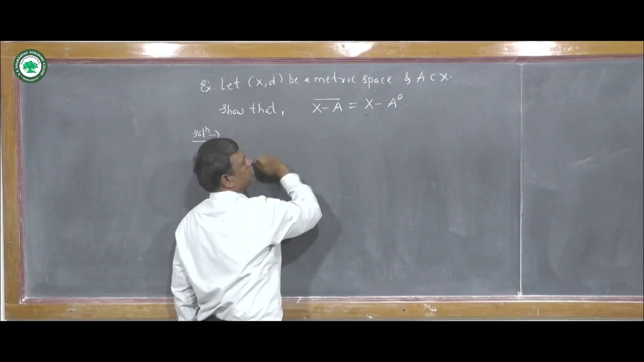 T.Y.B.Sc (Math) || Topic: Examples || By Prof. Jagtap R.R - YouTube