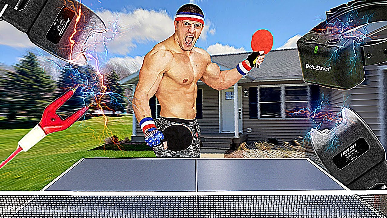 High Voltage TASER Ping Pong Contest *WINNER GETS HOUSE* | Bodybuilder ...