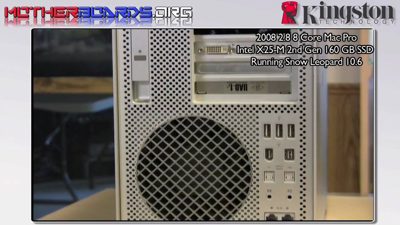 2008 2.8 8 Core Apple Mac Pro Kingston 16 GB RAM Upgrade! - YouTube