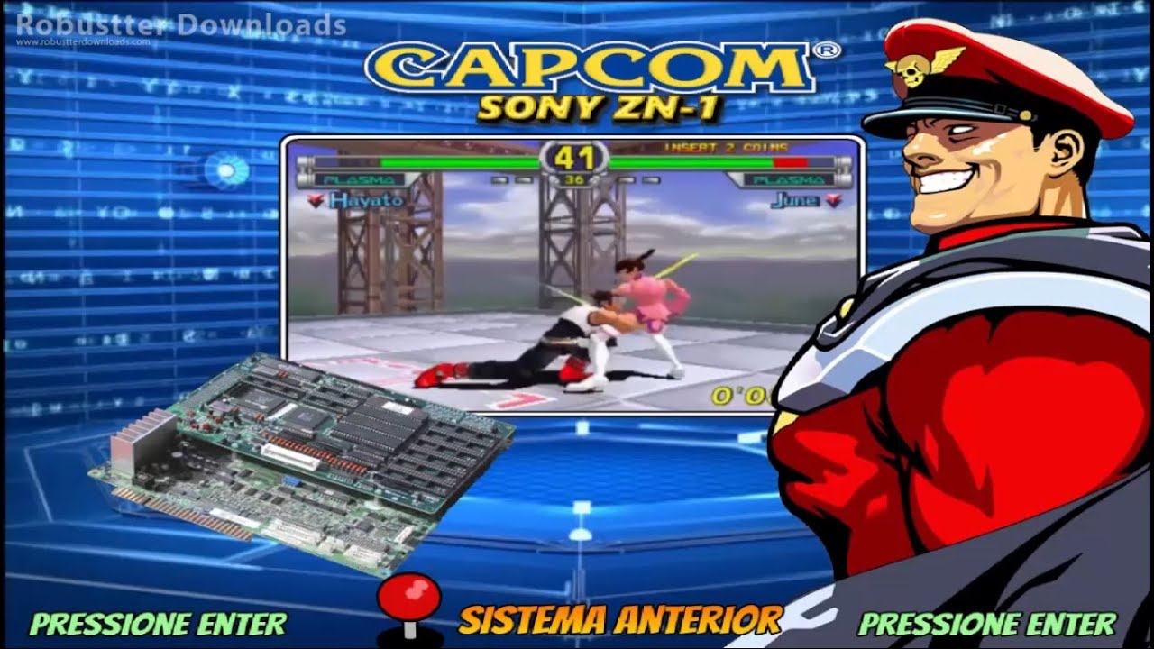 Hyperspin Capcom Sony ZN-1 - YouTube