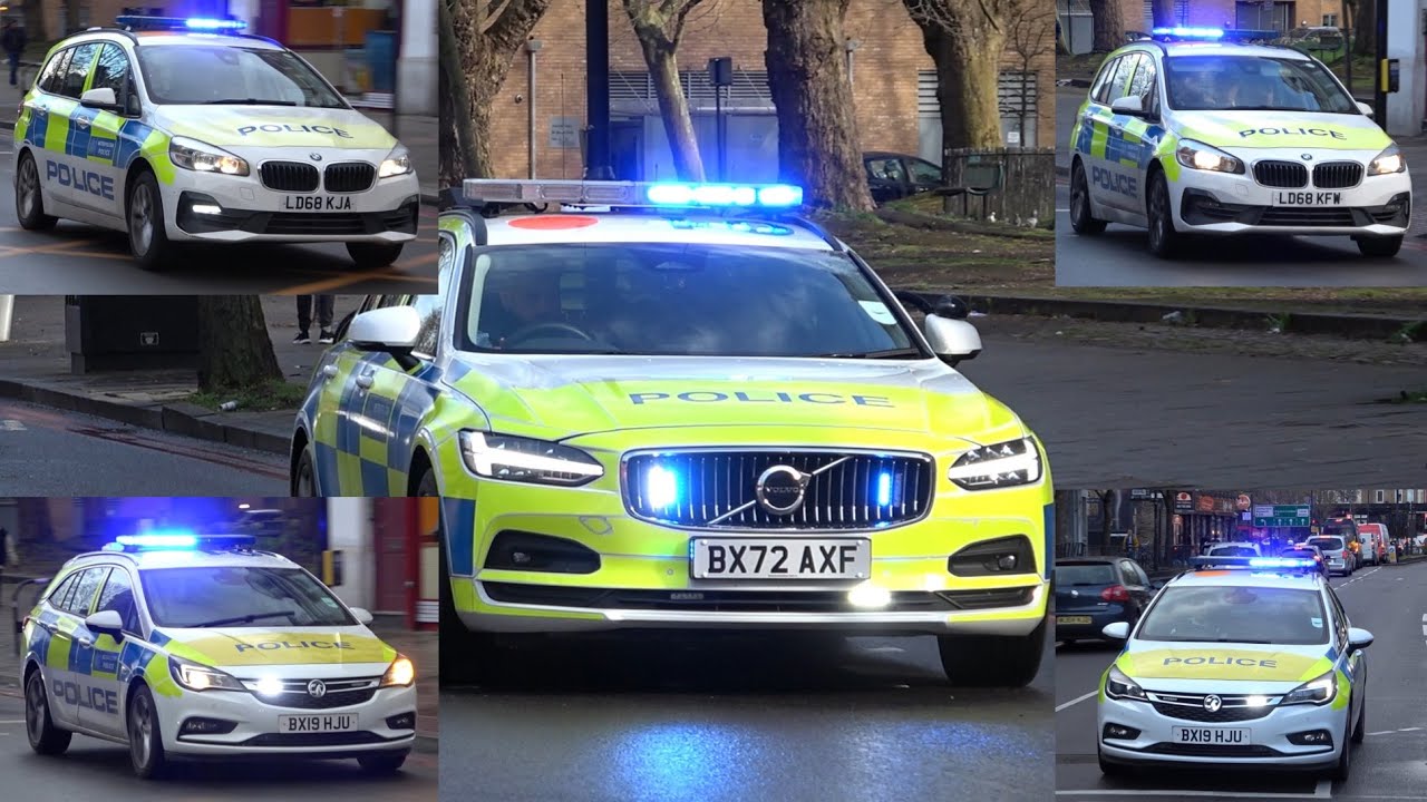Metropolitan Police, Multiple ERPT IRVs responding in London - YouTube