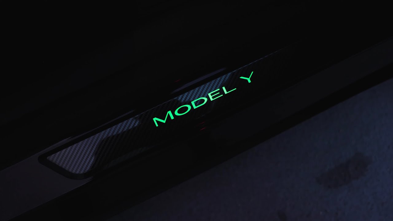 Tesla Model 3 / Y Illuminated Door Sills RGB Colors! Video Courtesy of ...