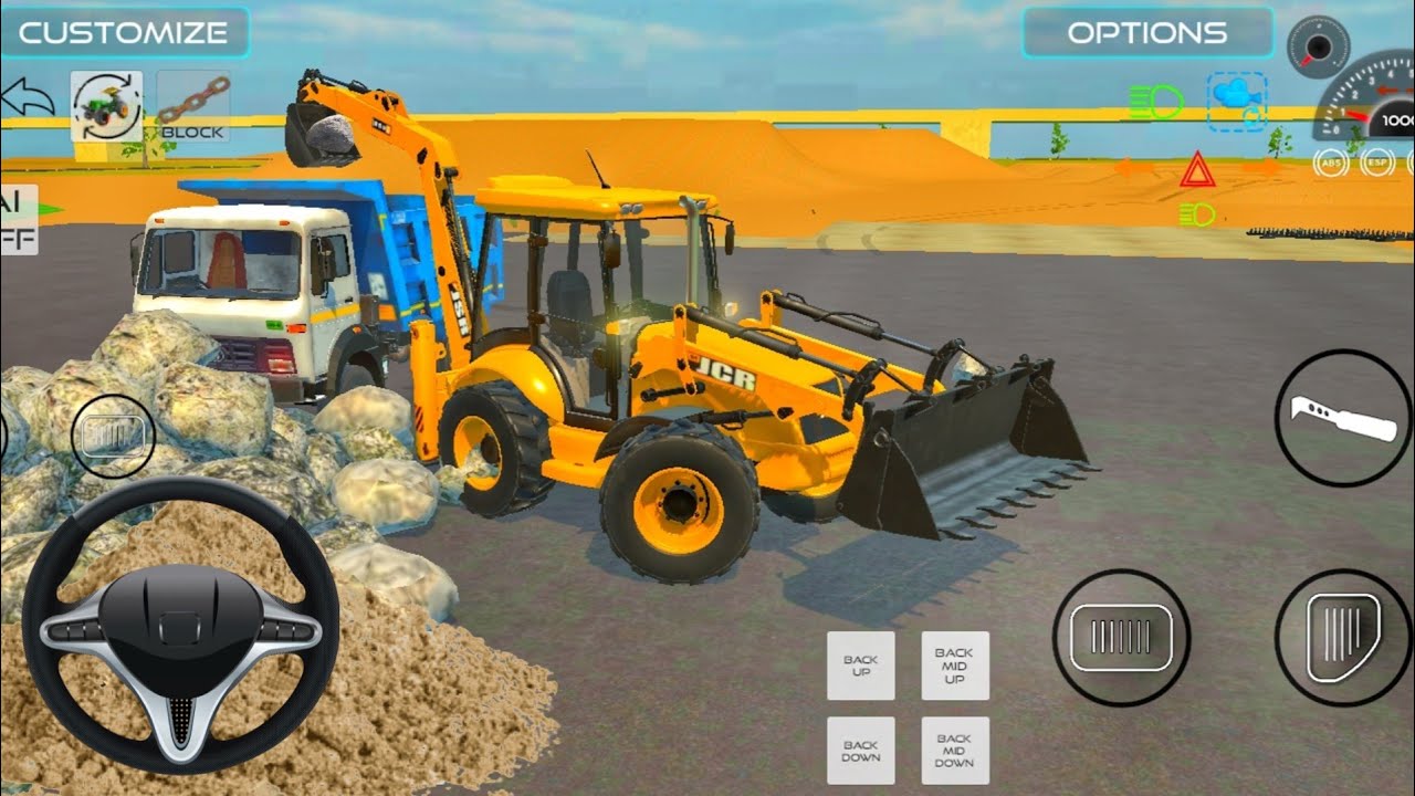 JCB driving game |💥 truck driving game | best android game | JCB ...