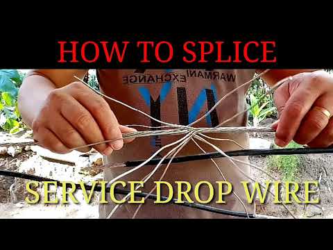 How To Splice Service Drop Wire - YouTube
