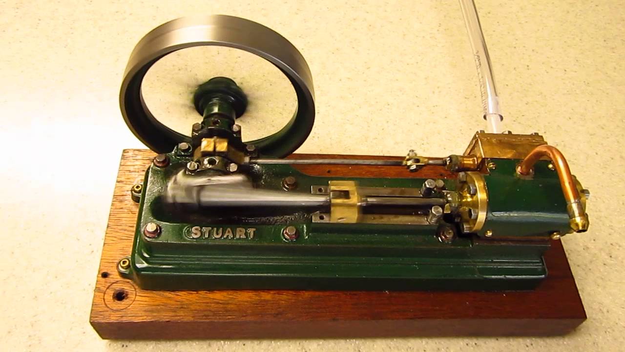 Stuart S50 Demo Steam engine - YouTube