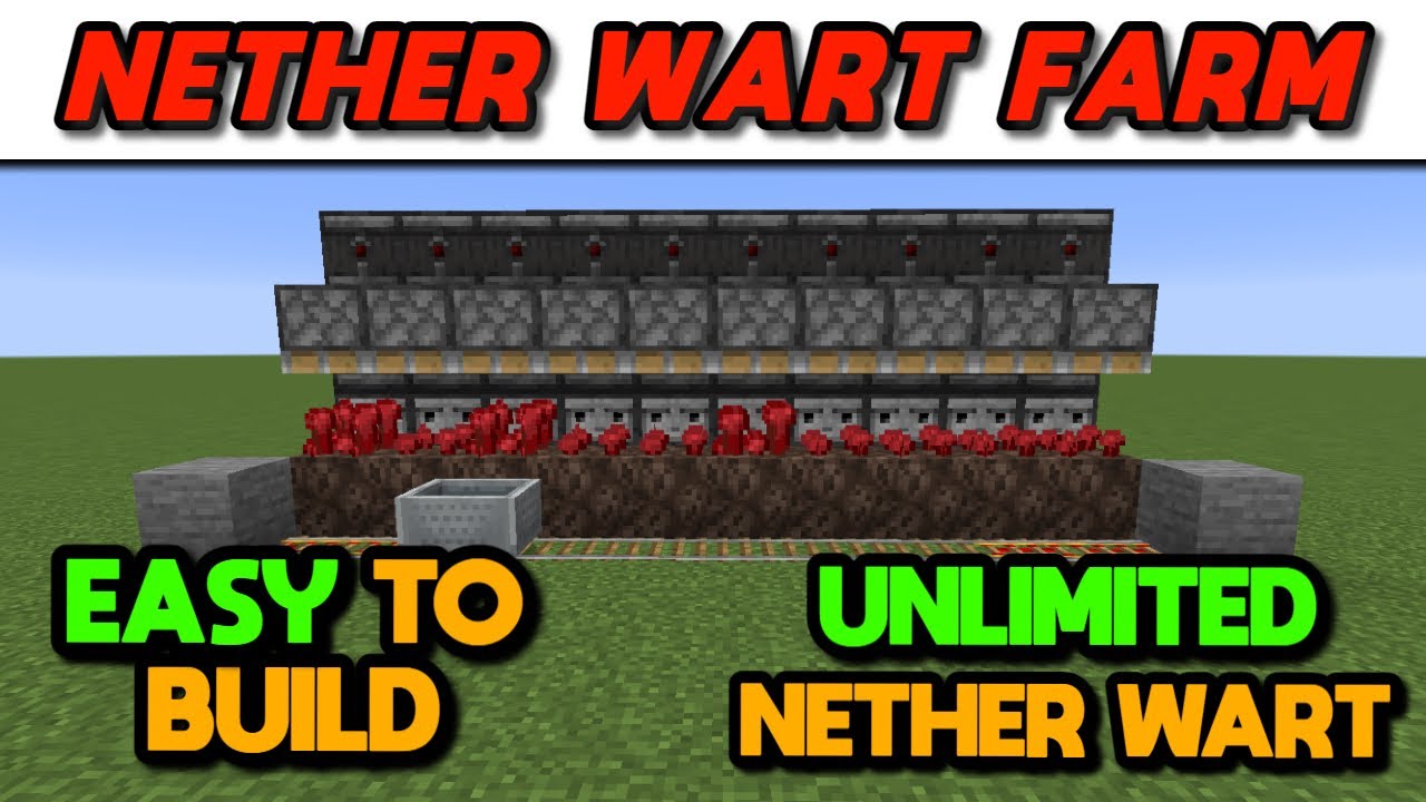 Minecraft Nether Wart Farm