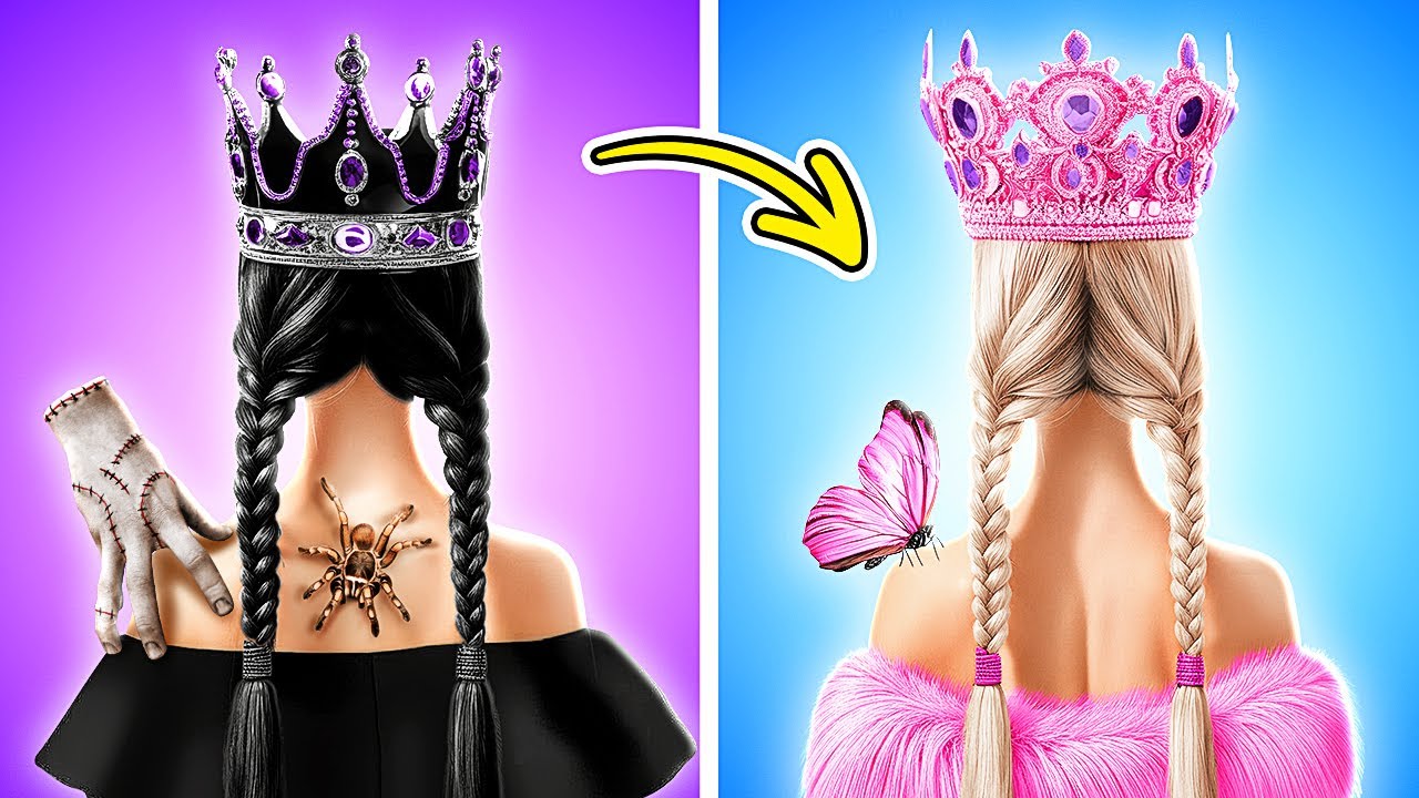 Wednesday Mermaid vs Enid Mermaid! Wish to Become a Mermaid to Save ...