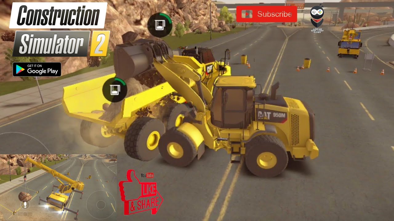 Construction Simulator 2 (ConSim2) Android Gameplay Video #08. The ...