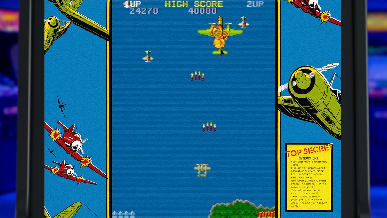 1942 (Arcade) Playthrough Retro Game - YouTube
