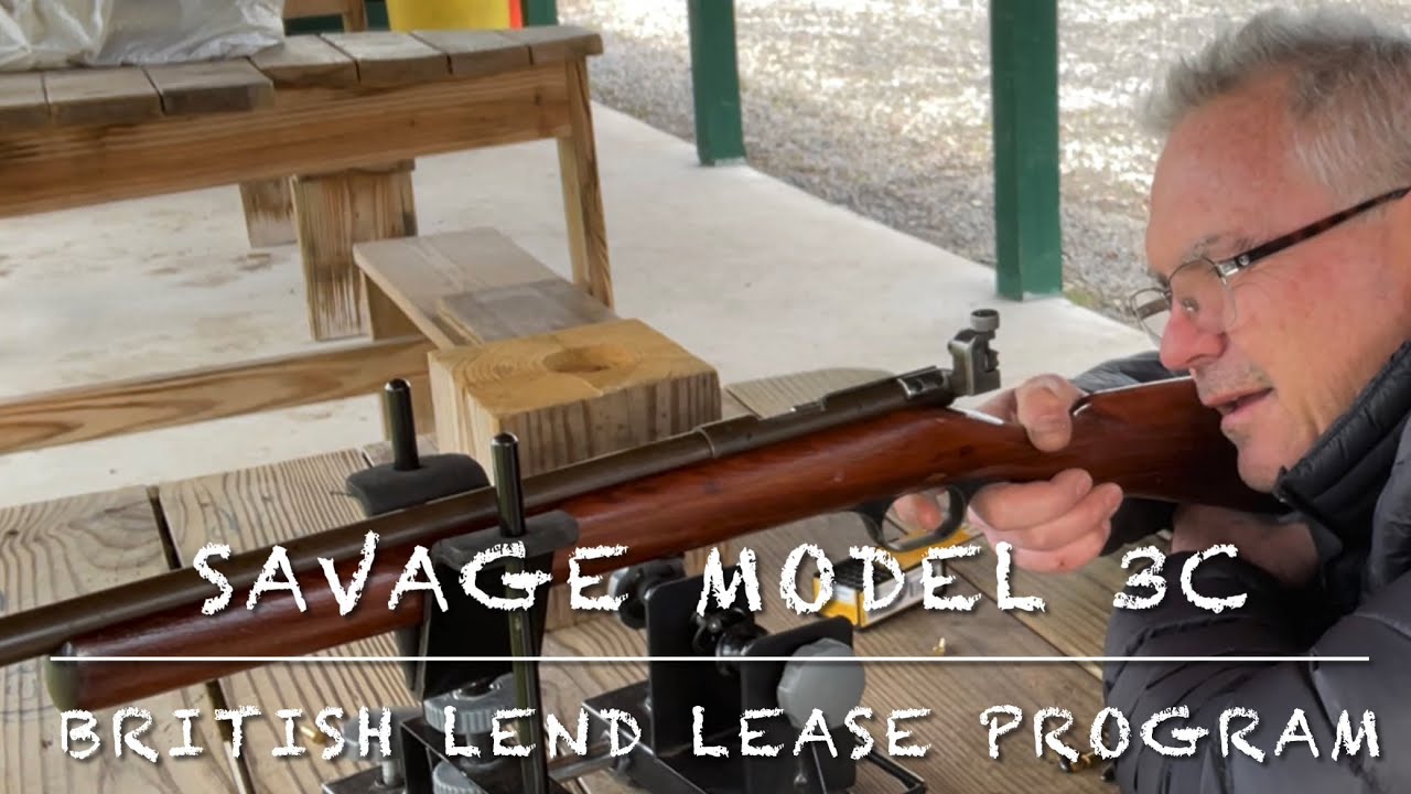 Savage model 3c 1940’s British lend lease program. Bolt action 22lr ...