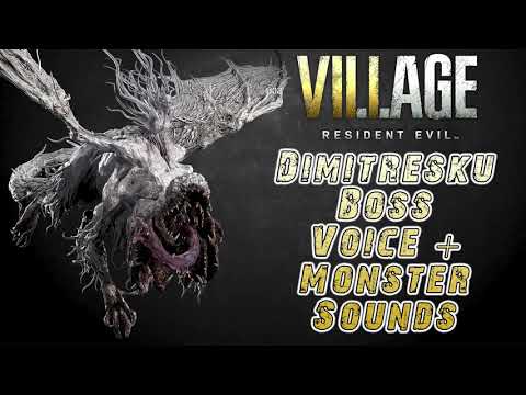 Resident Evil 8 Village: Mutated Dimitresku Boss Voice + Monster Sounds