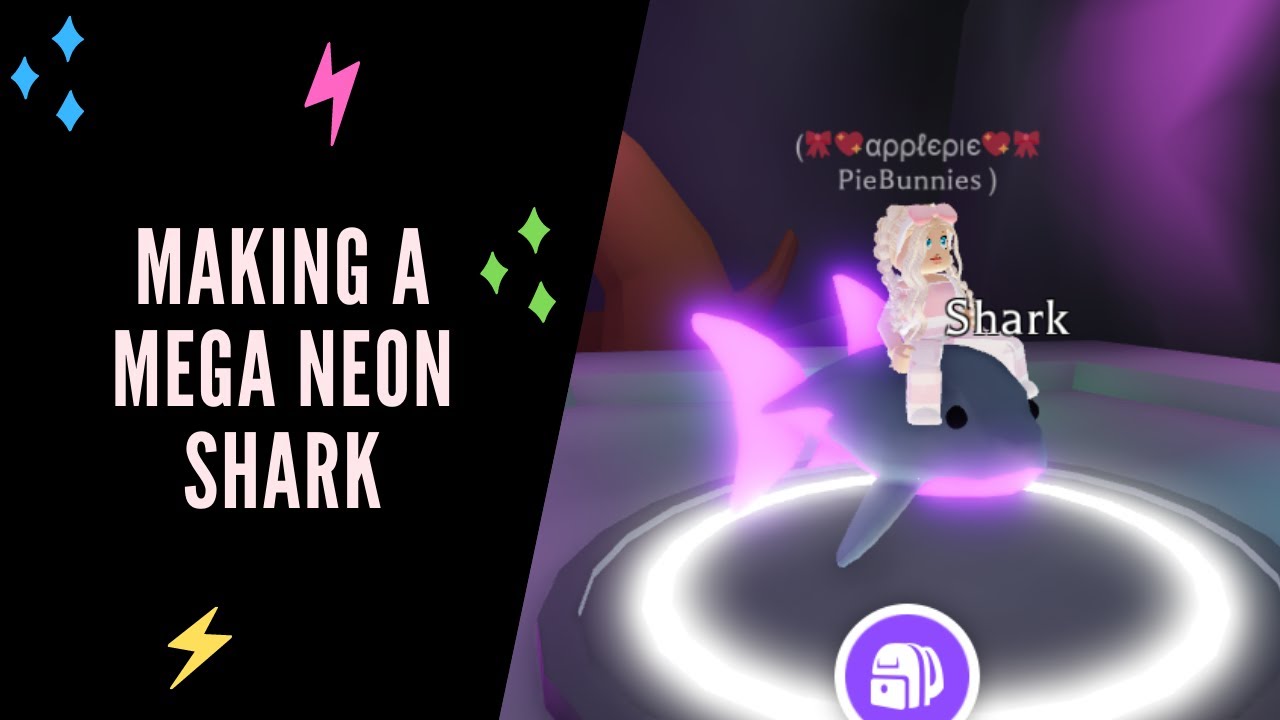 Made a MEGA NEON SHARK! In Adopt Me on Roblox! - YouTube