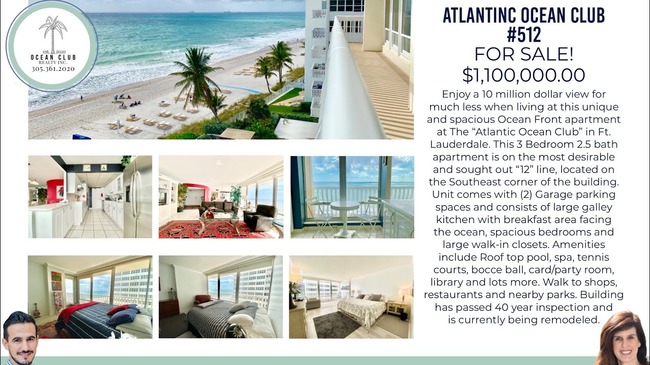 Atlantic Ocean Club | 4020 Galt Ocean Dr APT 512, Fort Lauderdale. FL ...