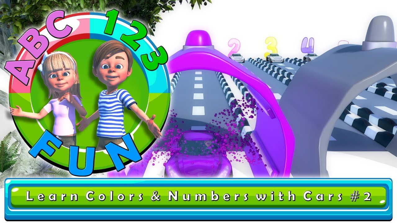 Learn Colors with Street Vehicles Cars Part 2 | Fun Learning ...