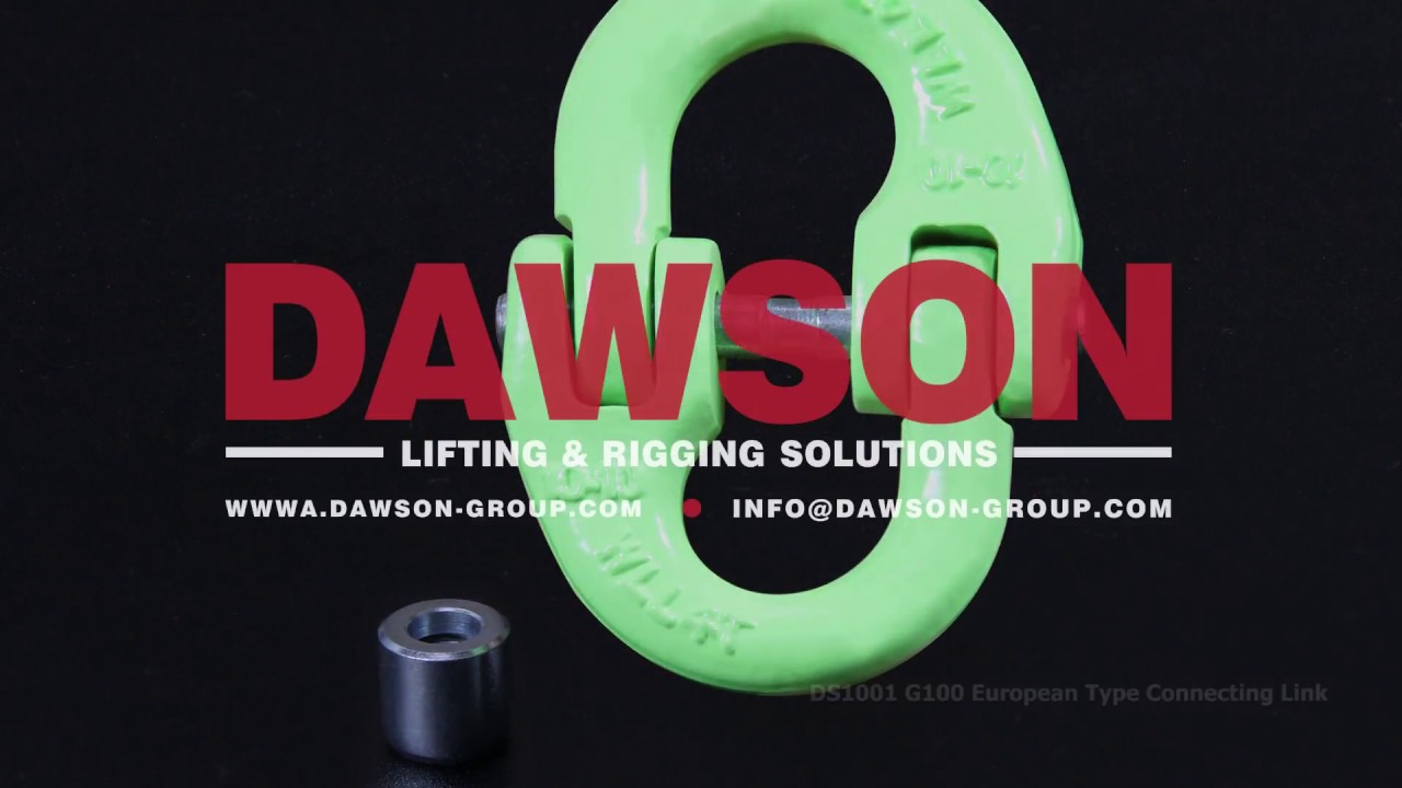 DAWSON DS1001 G100 EUROPEAN TYPE HAMMERLOCK CHAIN CONNECTOR FOR ...