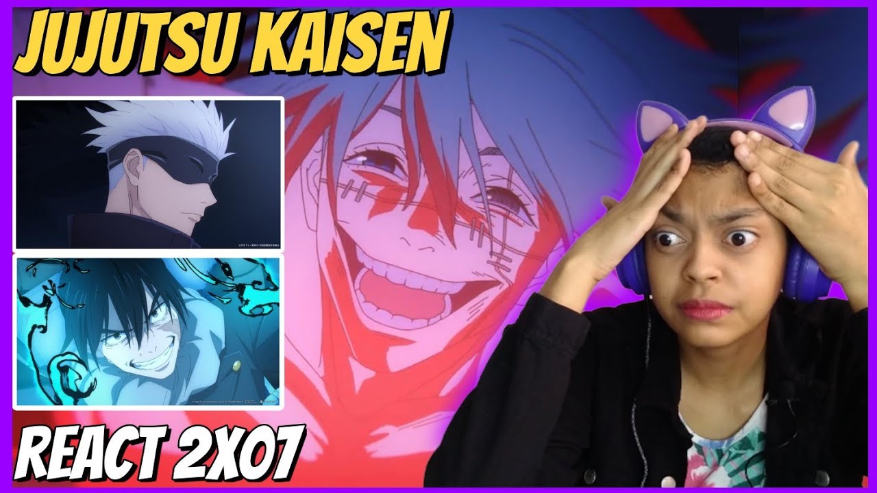 REACT: JUJUTSU KAISEN 2 Temporada Episódio 7/MECHAMARU VS MAHITO! - YouTube