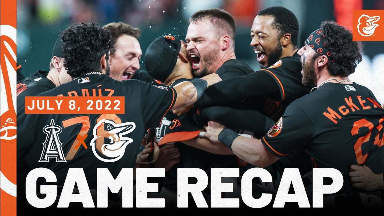 Angels vs. Orioles Game Recap (7/8/22) | Baltimore Orioles - YouTube
