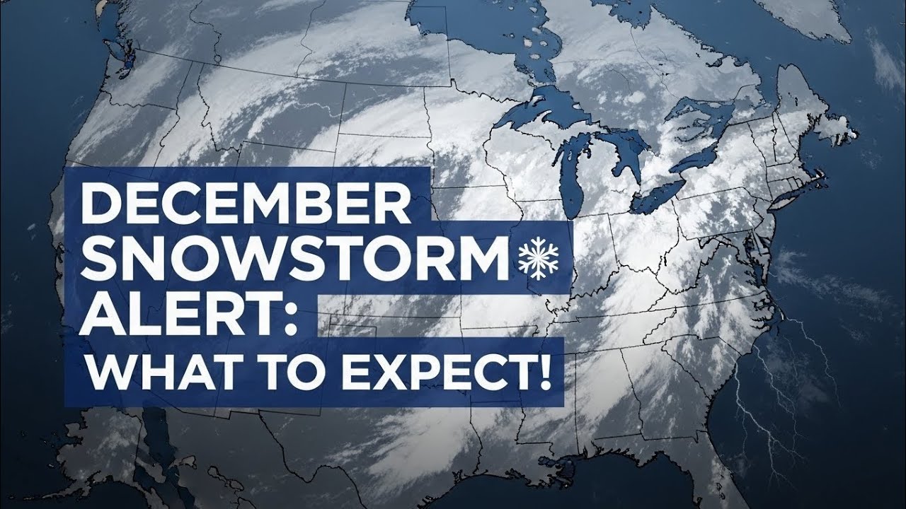 December Snowstorm Alert: What to Expect! - YouTube