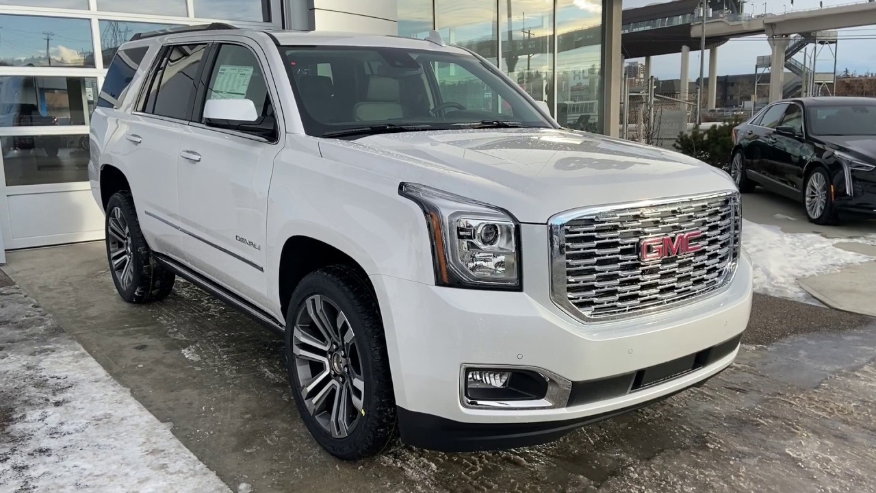 New White 2020 GMC Yukon Denali Review - GSL GM City | Calgary - YouTube