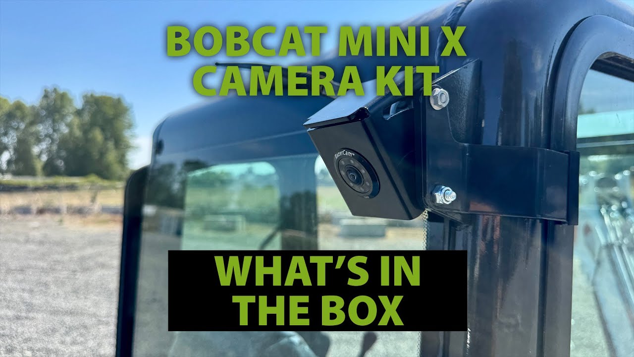 RazerCam™ Wide Angle Backup Camera on Bobcat® R2 Mini-X Excavator ...