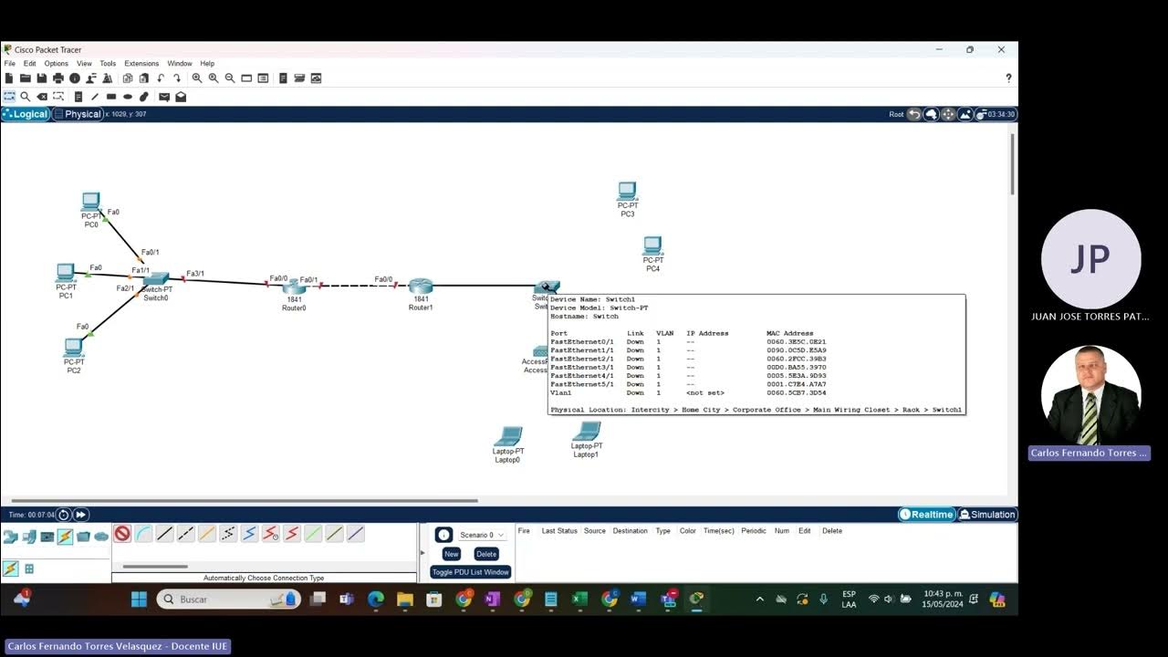 Explicación Práctica de Laboratorio sobre Redes LAN con Packet Tracer - YouTube