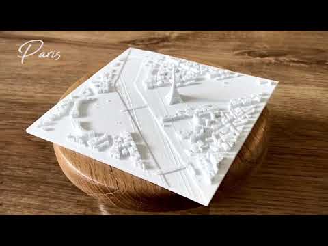 3D printed Eiffel Tower - Paris City Timelapse #shorts
