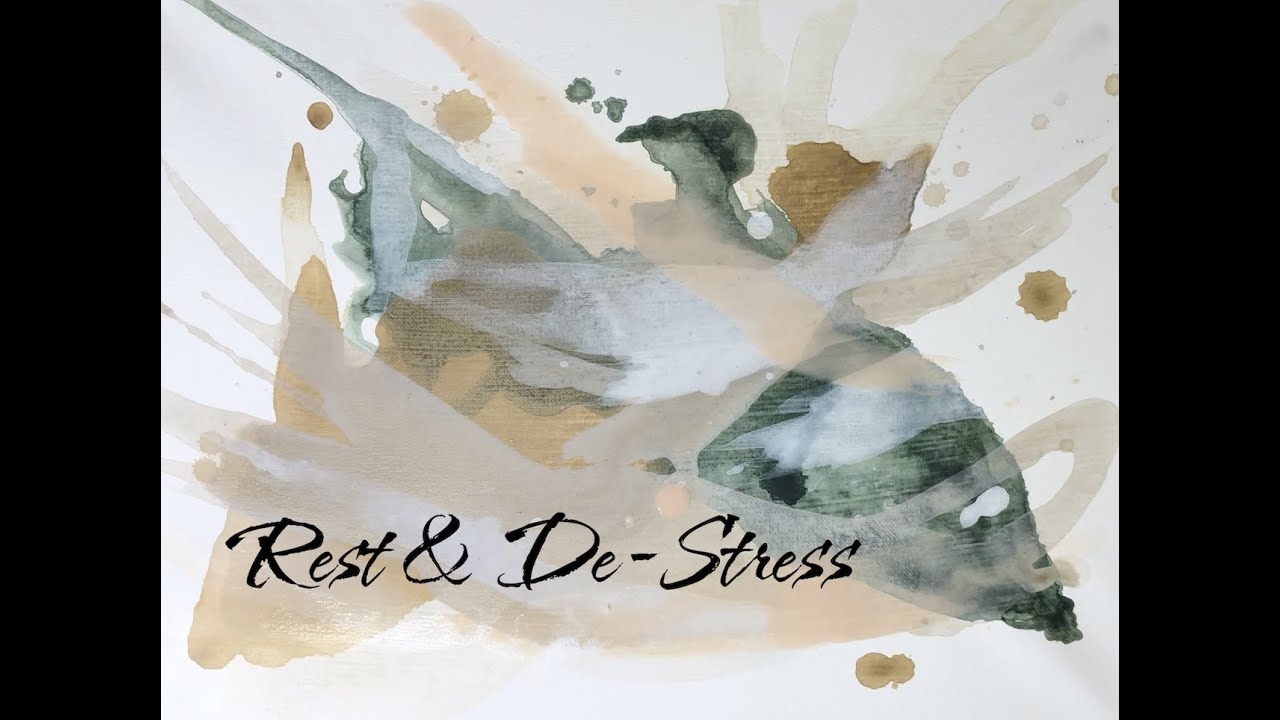 Relaxing Acrylic Painting, Create a Calming, soothing art piece - YouTube