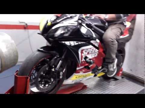 Yamaha YZF- R6 Dyno test - YouTube