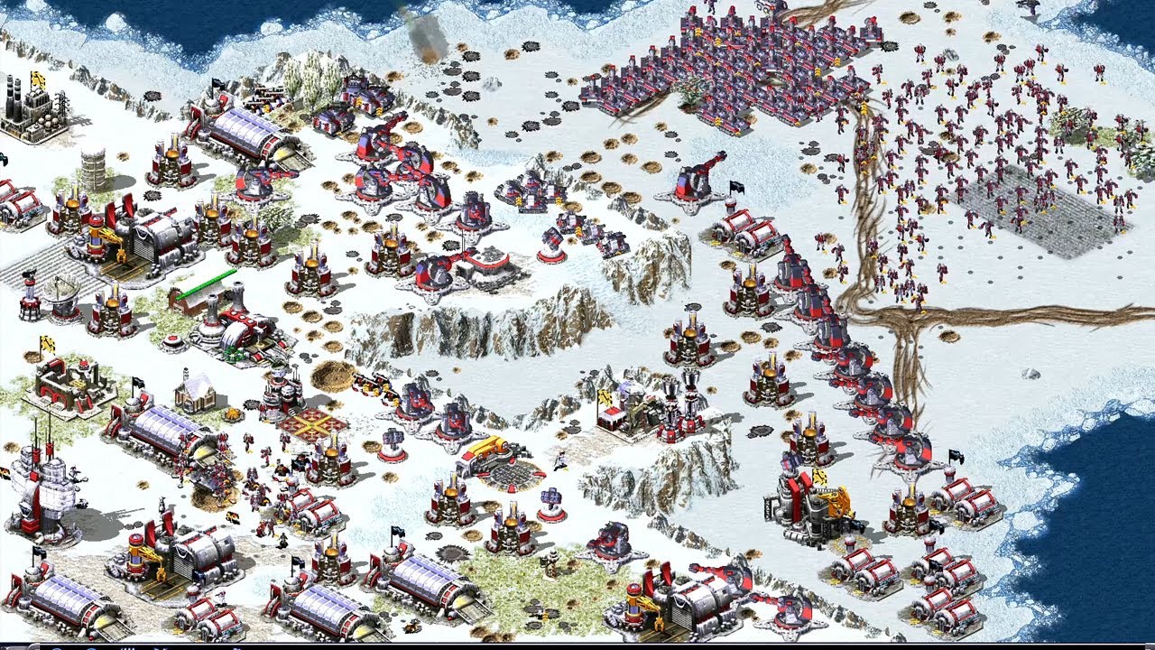 Red Alert 2 -- Frozen Flesh -- brutal Ai france Cannon You Are ...