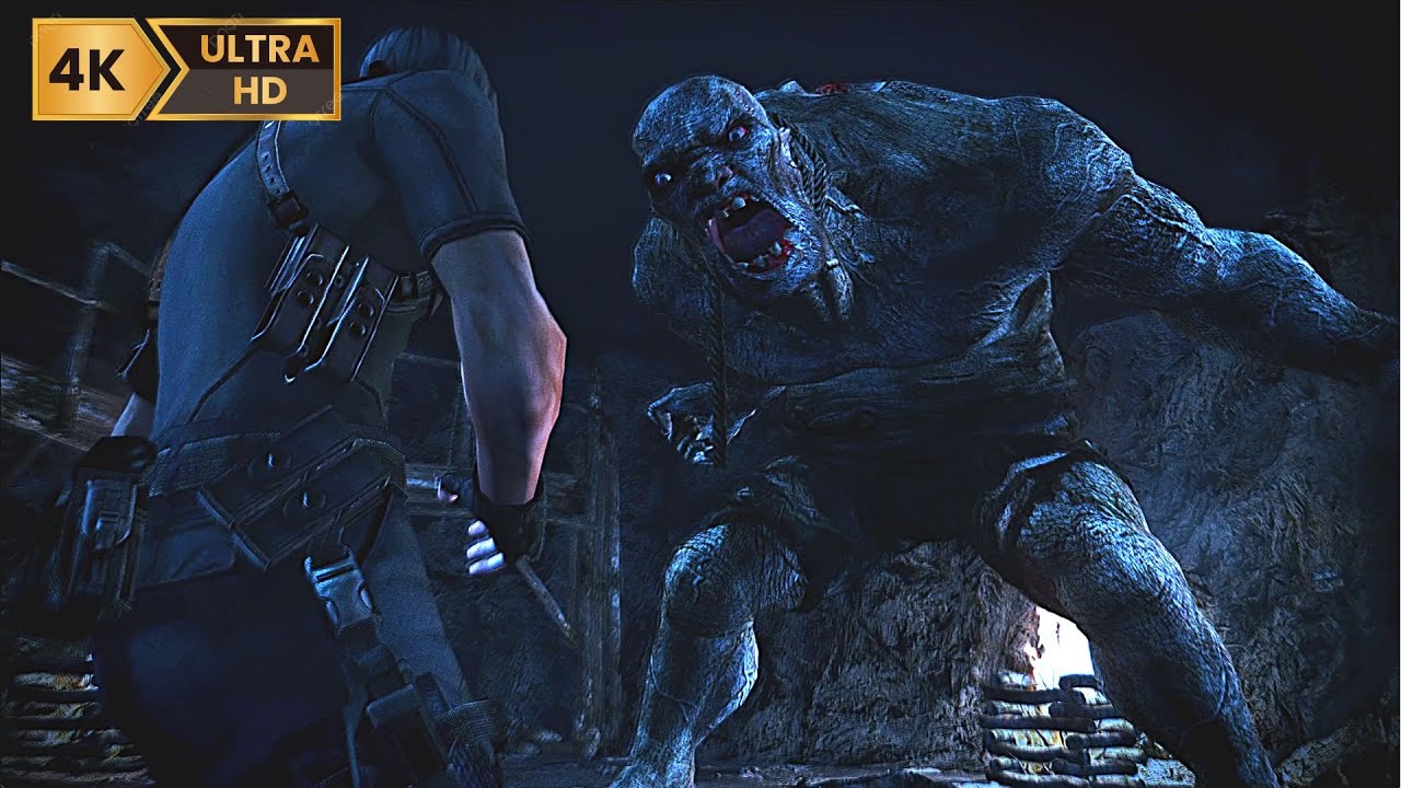 El Gigante Boss Fight - RE4 Remake UI Concept Mod - YouTube