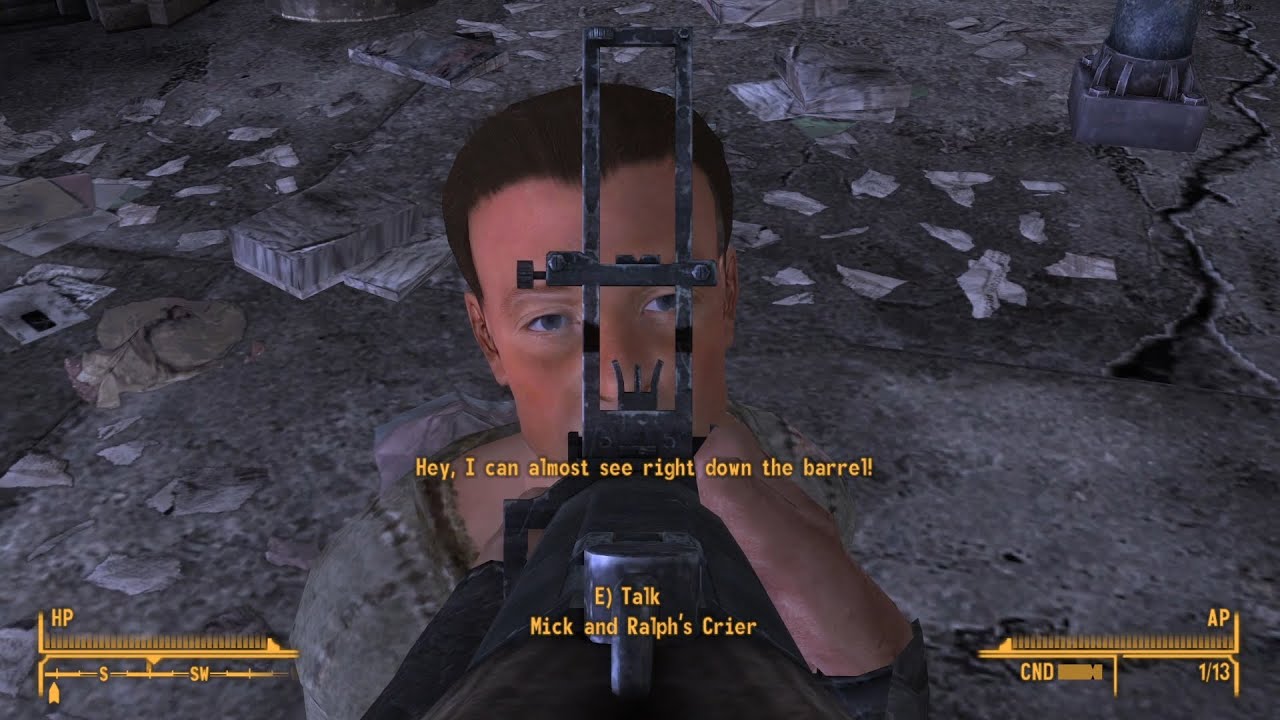 Hey, I can almost see right down the barrel - YouTube