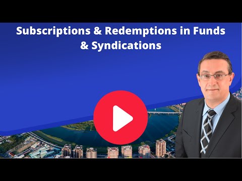 Subscriptions & Redemptions in funds & syndications - YouTube