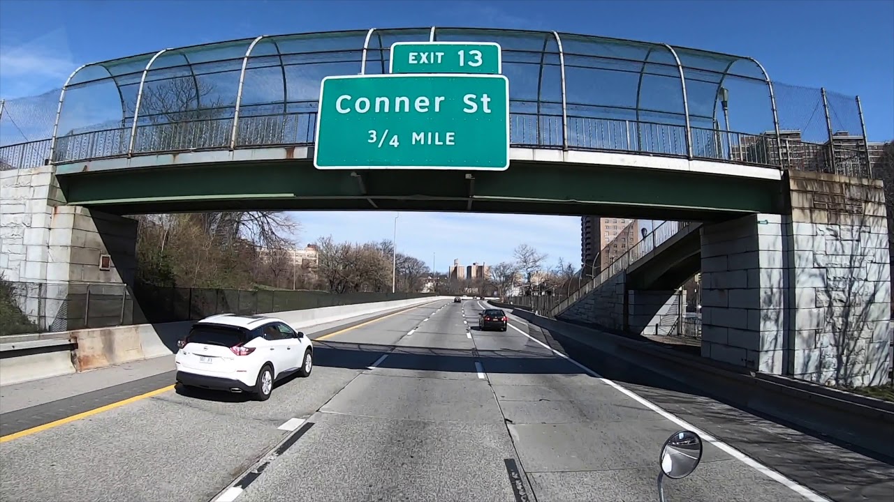 New Jersey to Connecticut drive thru New York State I-95 North 4K - YouTube