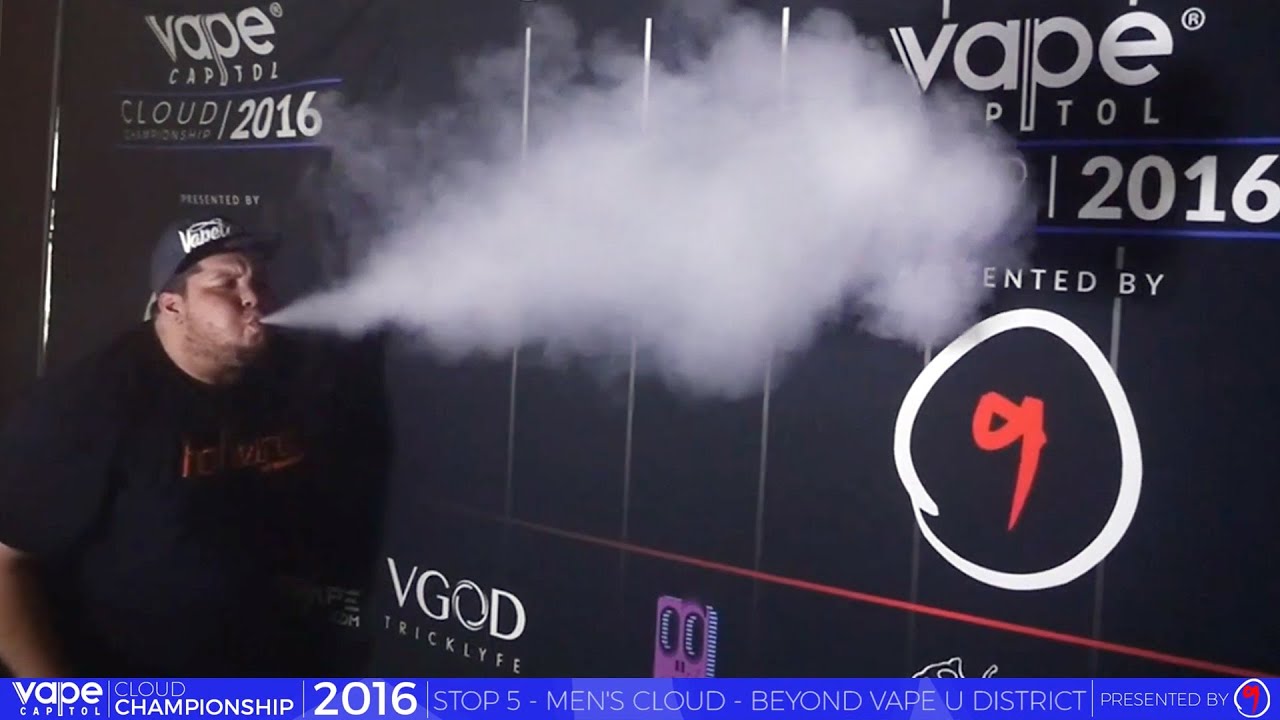 VC Cloud Championship 2016 - Beyond Vape U District - Men's Cloud - YouTube