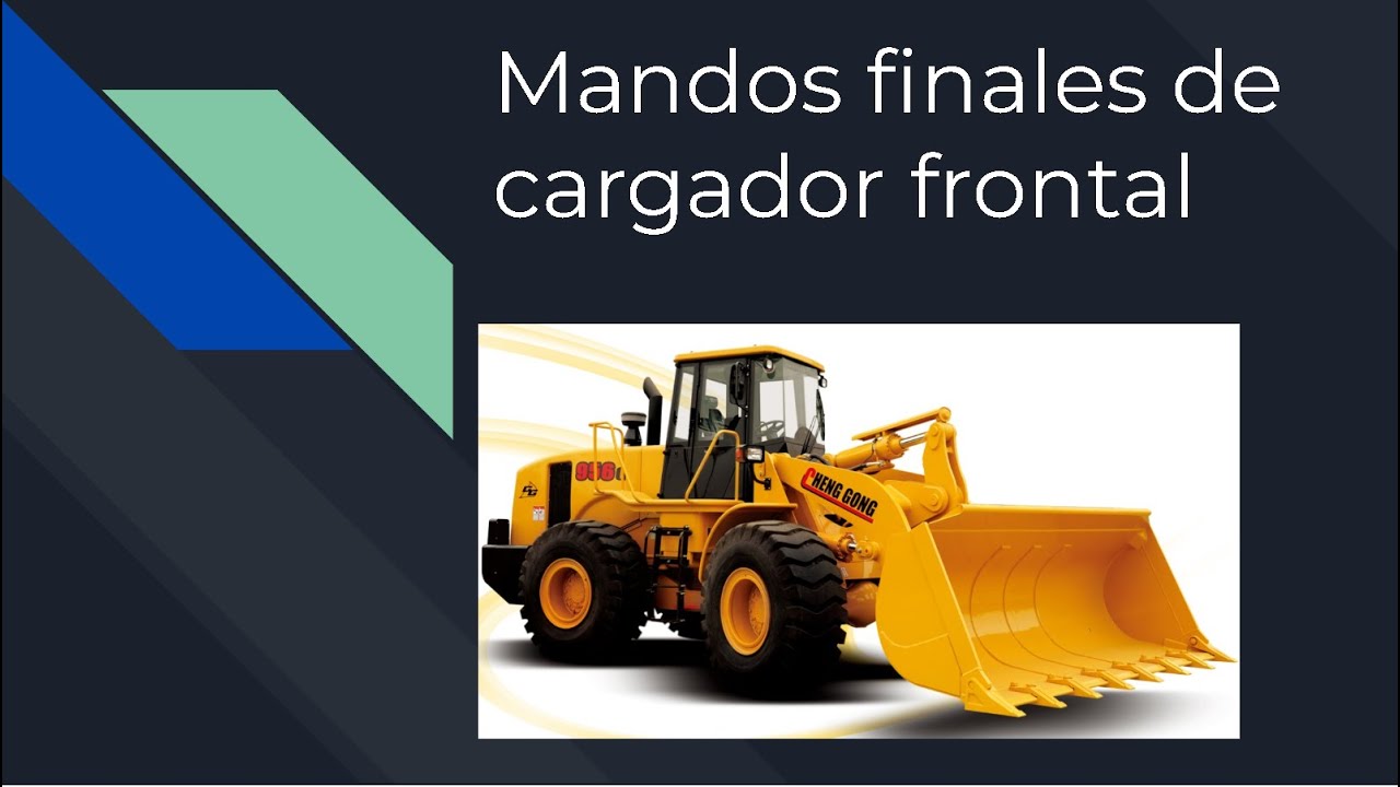 Mandos finales de cargador frontal - YouTube