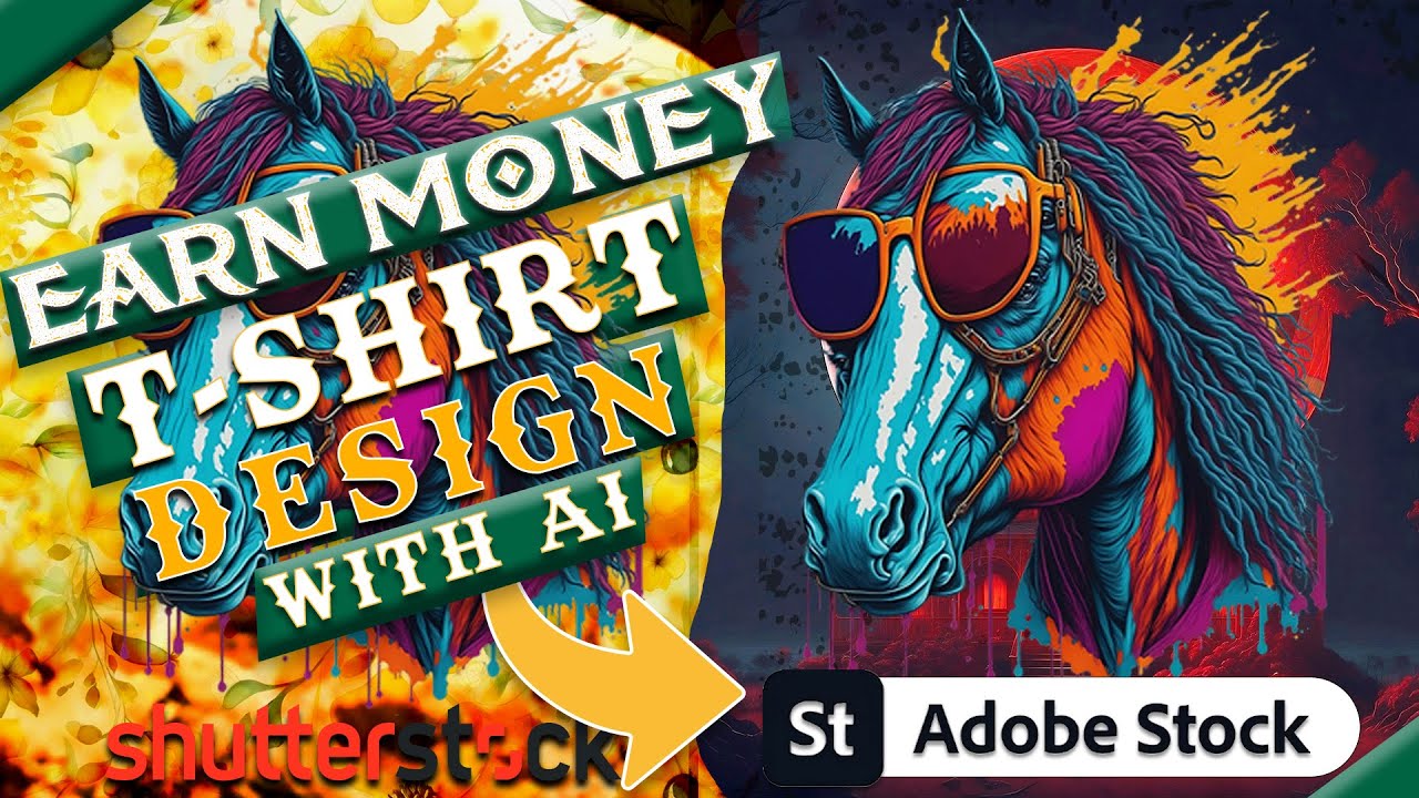 How to sell AI image on Adobe Stock | Leonardo AI tshirt design ...