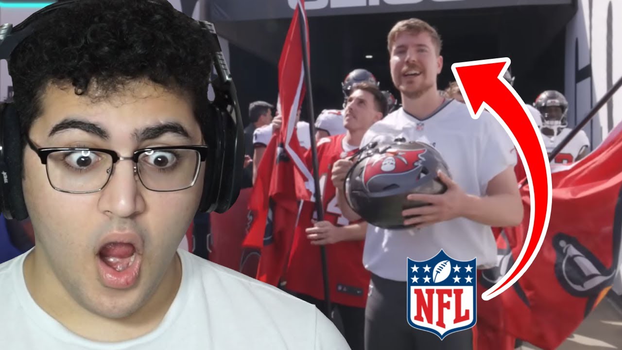 Mr Beast Signs To A NFL Team - YouTube