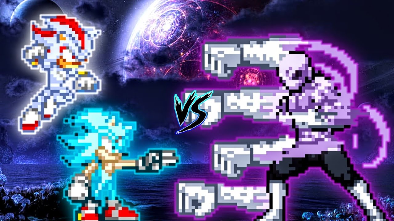 Multiverse Sonic OP (all form) & Shadow OP (all form) VS Jiren OP (all ...