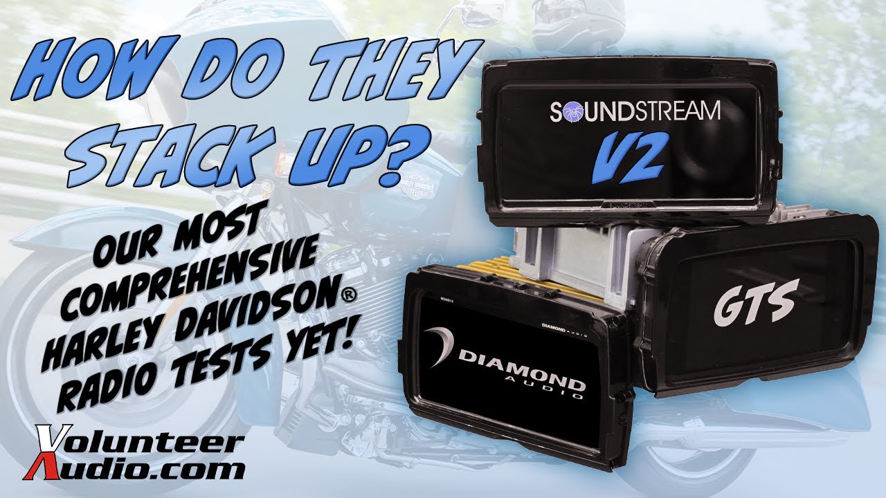 Testing the Soundstream V2, Diamond MSHD14, & GTS radios for Harley ...