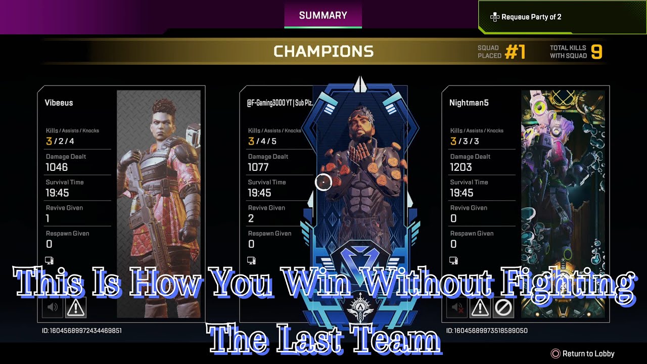 This Is How You Win Without Fighting The Last Team - YouTube