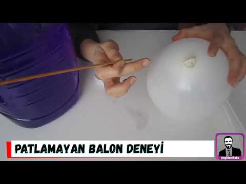 EGİTİMCİBABA PATLAMAYAN BALON DENEYİ
