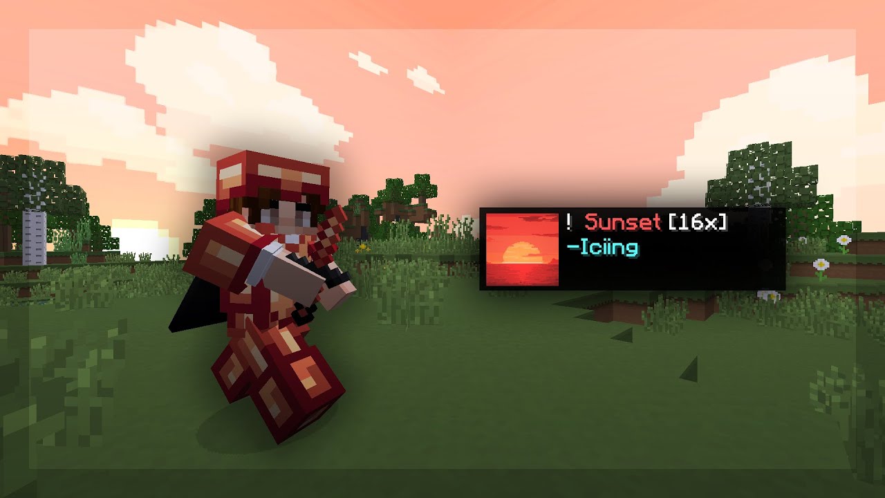 Best Pack For Hypixel | Sunset [16x] Pack Release - YouTube