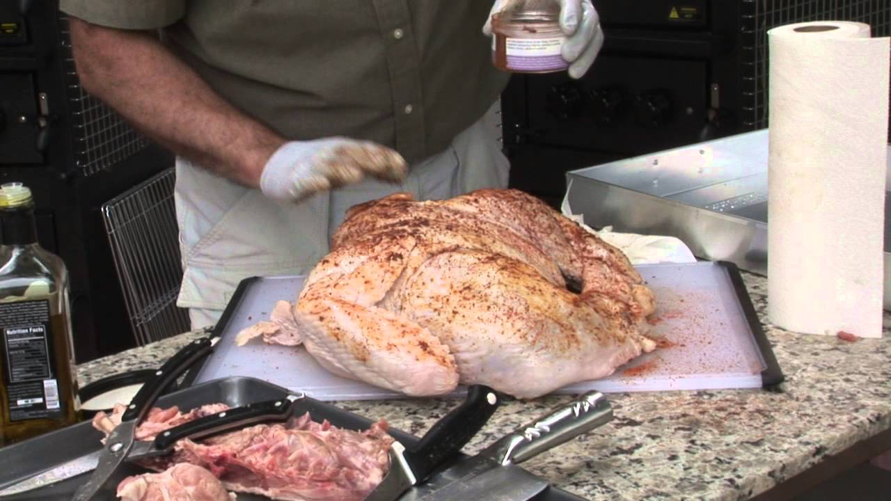 09) EcoQue Artisan Wood Oven & Smoker: How to Spatchcock and Smoke ...