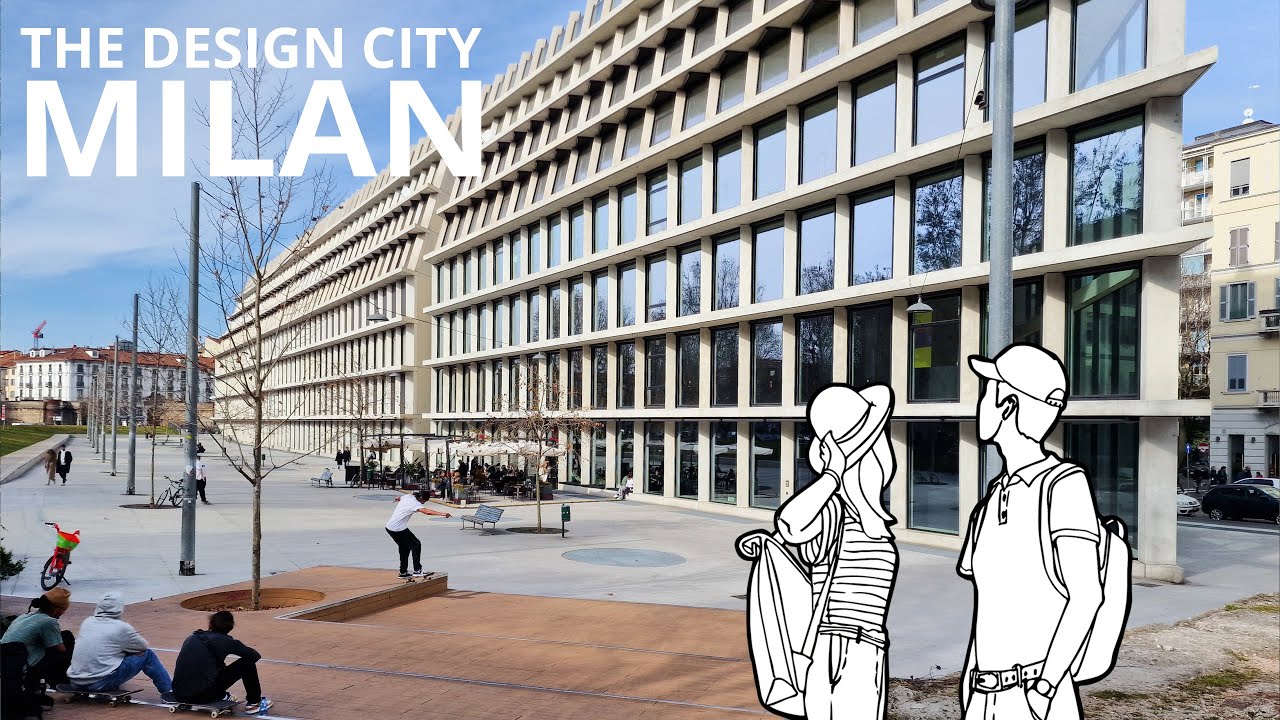 4K Milan 🇮🇹 Part 4: The Design City (GPX pathway in description) - YouTube