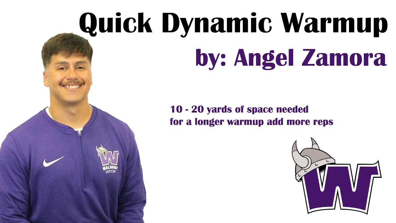 Quick Soccer Warm up by Coach Angel Zamora - YouTube